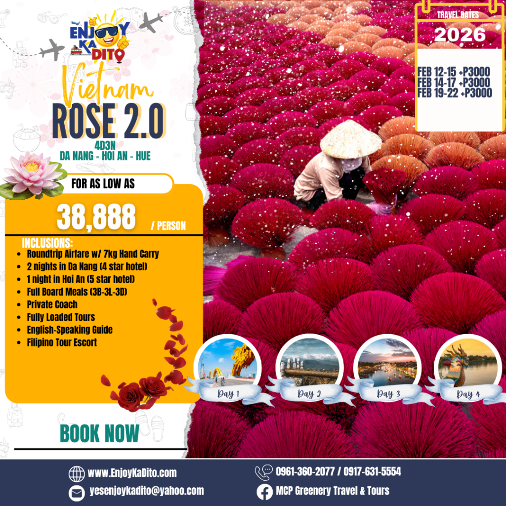 Iternational Tour Package! - Enjoy Ka Dito by: MCP Greenery Travel and ...